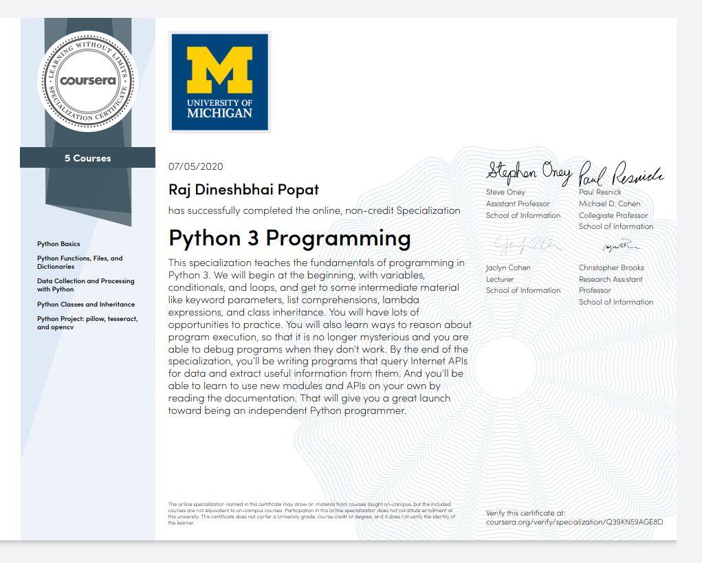 Raj Popat on LinkedIn: #pythonprogramming #pythonprogrammer #python # ... Raj Popat on LinkedIn: #pythonprogramming #pythonprogrammer #python # ...
