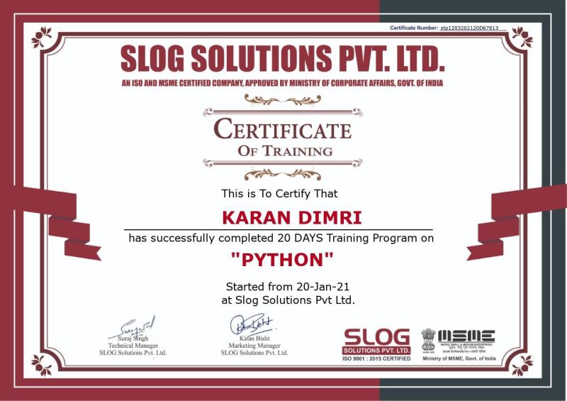 Karan Dimri on LinkedIn: #python #mysql Karan Dimri on LinkedIn: #python #mysql