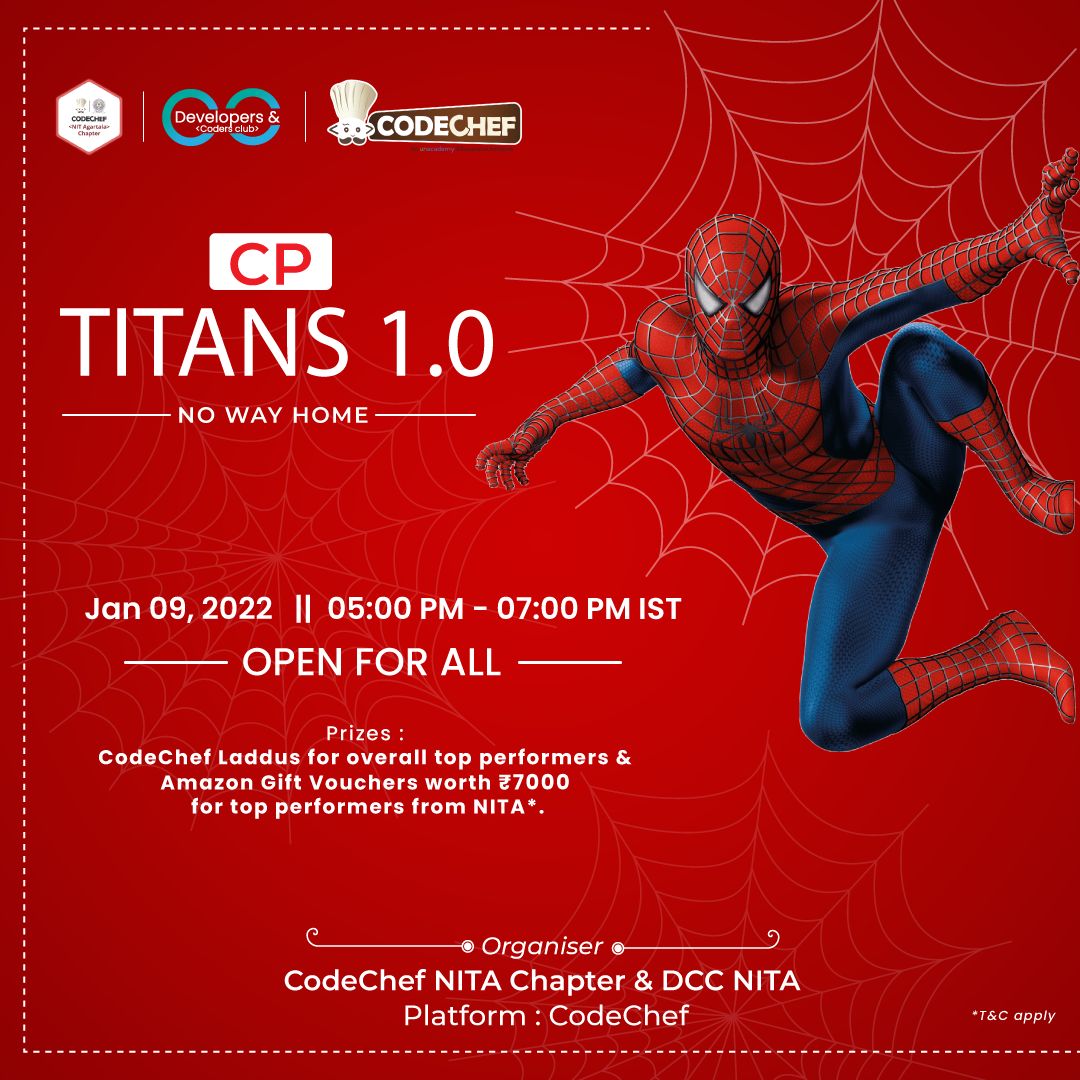 CodeChef NIT Agartala Chapter on LinkedIn: #codechef # ... CodeChef NIT Agartala Chapter on LinkedIn: #codechef # ...