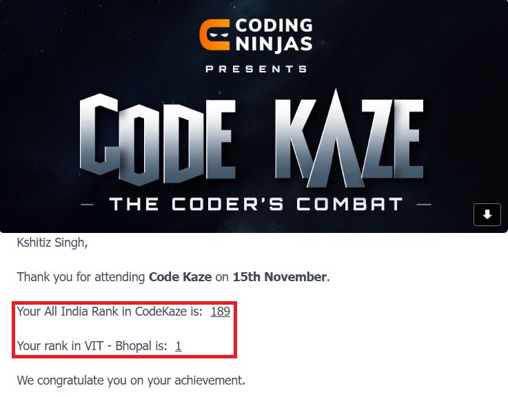 Kshitiz Singh on LinkedIn: #coding #codekaze #competitiveprogramming # ... Kshitiz Singh on LinkedIn: #coding #codekaze #competitiveprogramming # ...