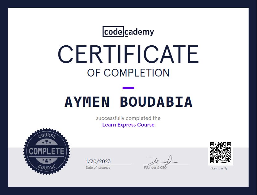 Aymen Boudabia on LinkedIn: #expressjs #backend #api # ... Aymen Boudabia on LinkedIn: #expressjs #backend #api # ...