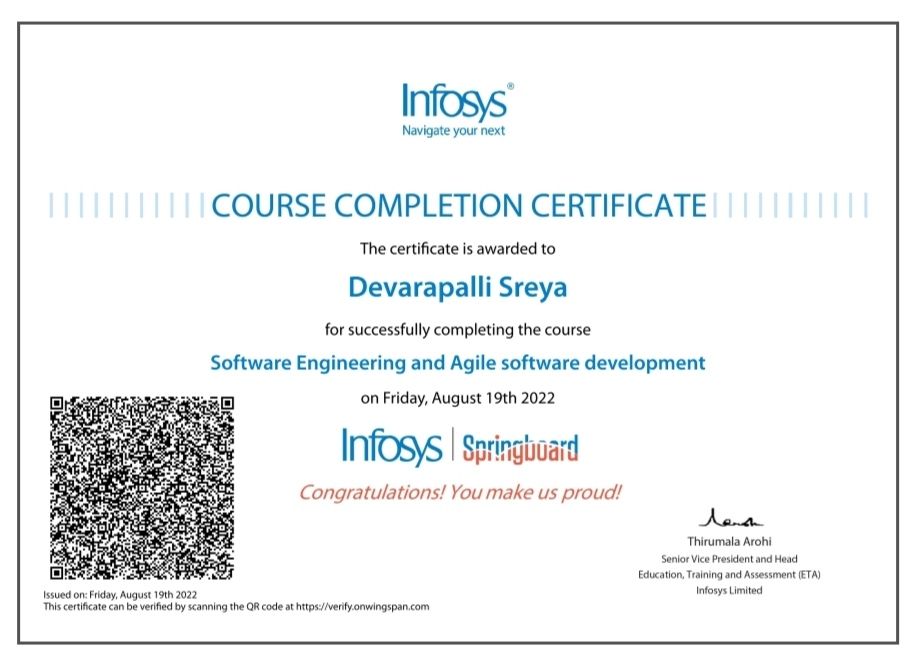 Sreya Devarapalli posted on LinkedIn Sreya Devarapalli posted on LinkedIn
