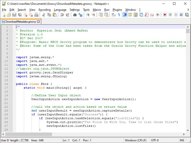 David Crawford on LinkedIn: To install Groovy syntax highlighting in ... David Crawford on LinkedIn: To install Groovy syntax highlighting in ...