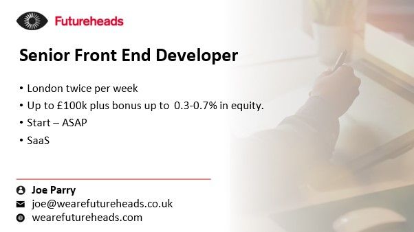 #startup #reactjsdeveloper #typescript #saas #developerjobs… | Joe Parry #startup #reactjsdeveloper #typescript #saas #developerjobs… | Joe Parry