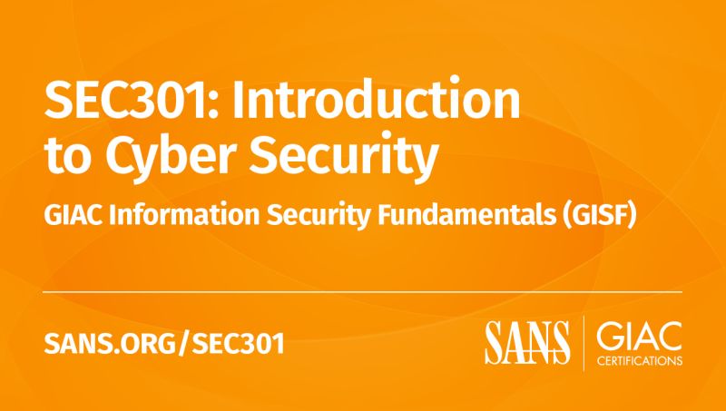 SANS Institute on LinkedIn: #sec301 #cybersecurity #informationsecurity SANS Institute on LinkedIn: #sec301 #cybersecurity #informationsecurity