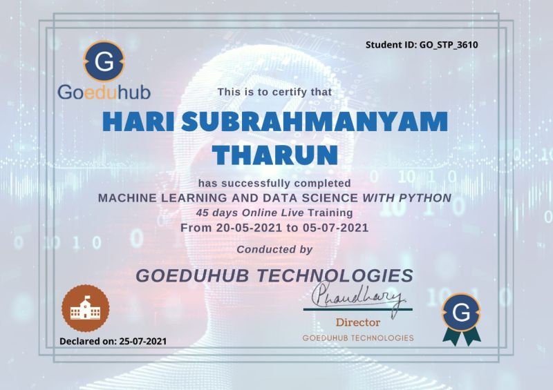 Subrahmanyam Tharun Hari on LinkedIn: #datascience #pythonprogramming # ... Subrahmanyam Tharun Hari on LinkedIn: #datascience #pythonprogramming # ...