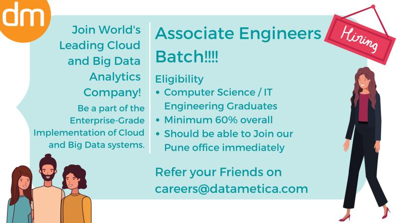 Datametica Birds on LinkedIn: #hiring #references #jobs #recruitment # ... Datametica Birds on LinkedIn: #hiring #references #jobs #recruitment # ...