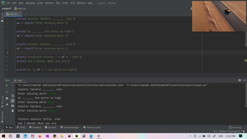 #python #pythonprogramming #madlibs #codingchallenge #30dayschallenge ... #python #pythonprogramming #madlibs #codingchallenge #30dayschallenge ...