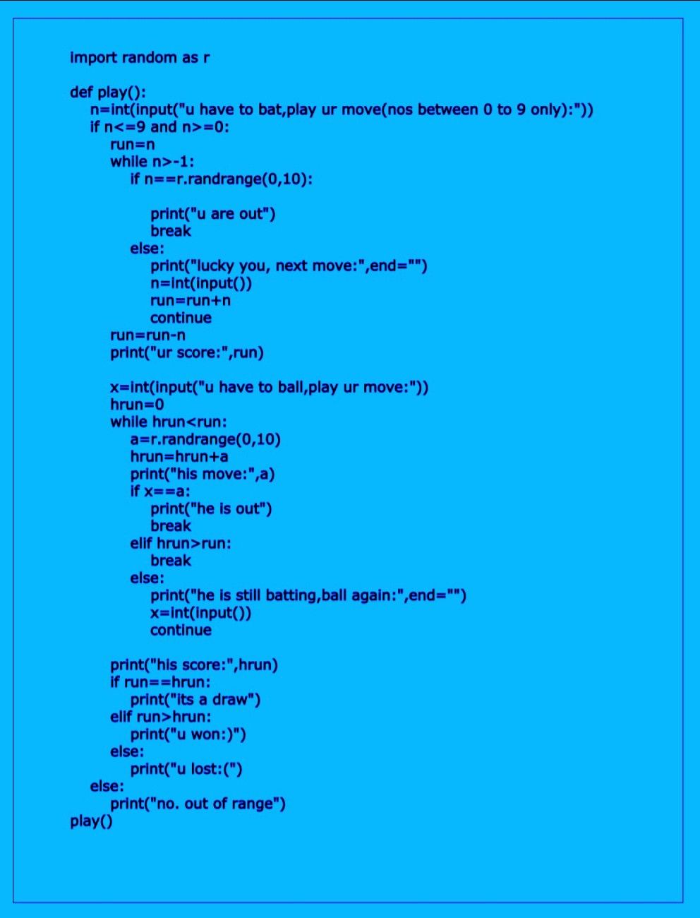 Nikhil Kumar on LinkedIn: #code #python Nikhil Kumar on LinkedIn: #code #python