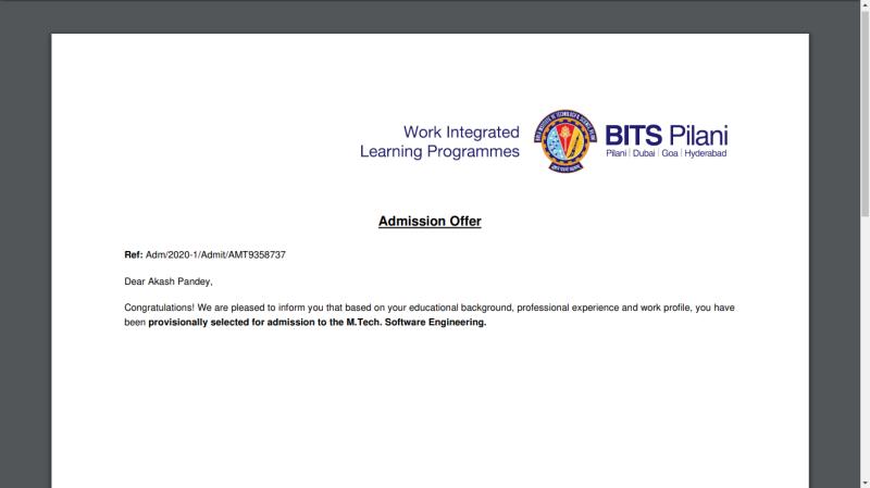 #tcs #tcstogether #onetcs #bitspilani #mtech #bits | Akash Pandey | 20 ... #tcs #tcstogether #onetcs #bitspilani #mtech #bits | Akash Pandey | 20 ...