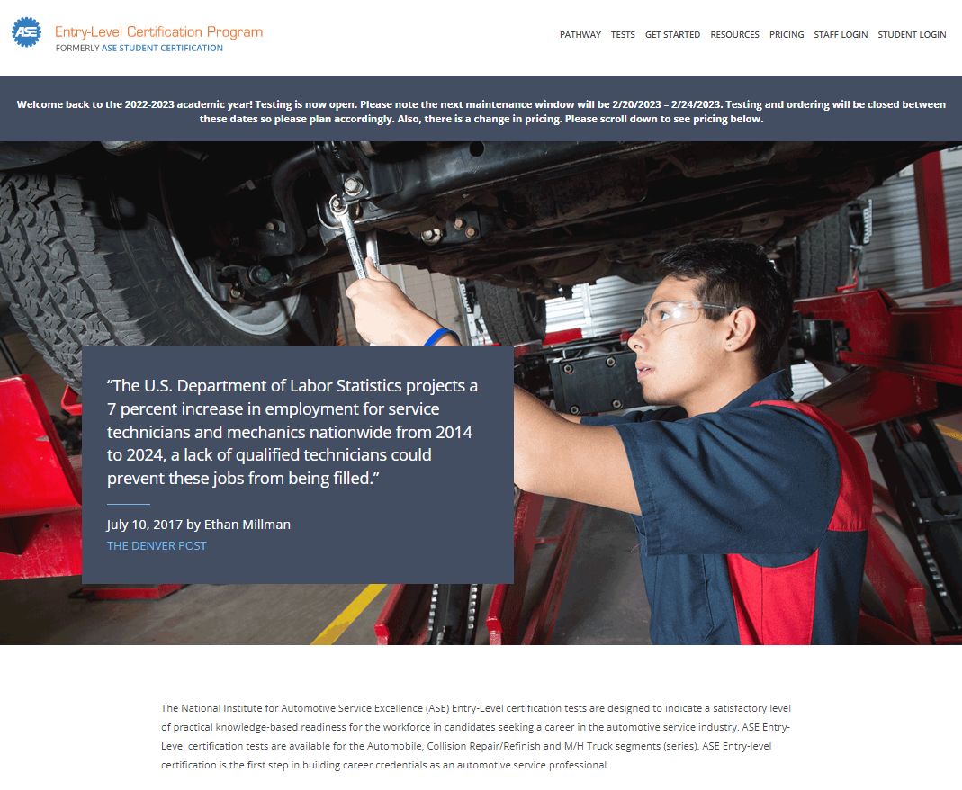 ASE - National Institute for Automotive Service Excellence on LinkedIn ... ASE - National Institute for Automotive Service Excellence on LinkedIn ...