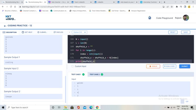Rajesh K on LinkedIn: #ccbp #ccbp4 #nxtwave #100daysofcodingchallenge # ... Rajesh K on LinkedIn: #ccbp #ccbp4 #nxtwave #100daysofcodingchallenge # ...