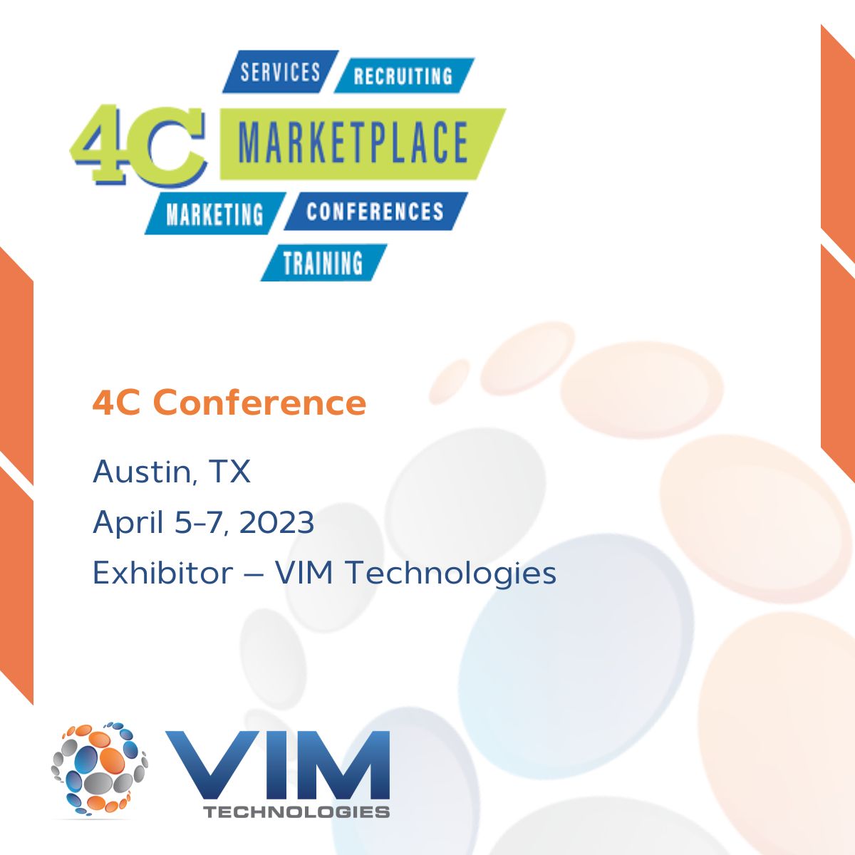 VIM Technologies Inc. on LinkedIn: Meet VIM Technologies April 5-7 in ... VIM Technologies Inc. on LinkedIn: Meet VIM Technologies April 5-7 in ...