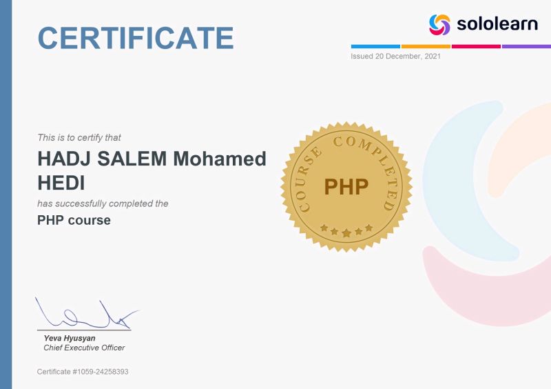 Mohamed Hedi Hadj Salem on LinkedIn: #php #backend #react #nodejs #scrum Mohamed Hedi Hadj Salem on LinkedIn: #php #backend #react #nodejs #scrum