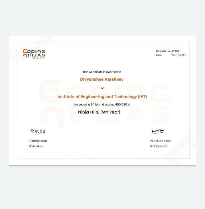 Divyanshee Varshney on LinkedIn: #contest #learning #programming #certified Divyanshee Varshney on LinkedIn: #contest #learning #programming #certified