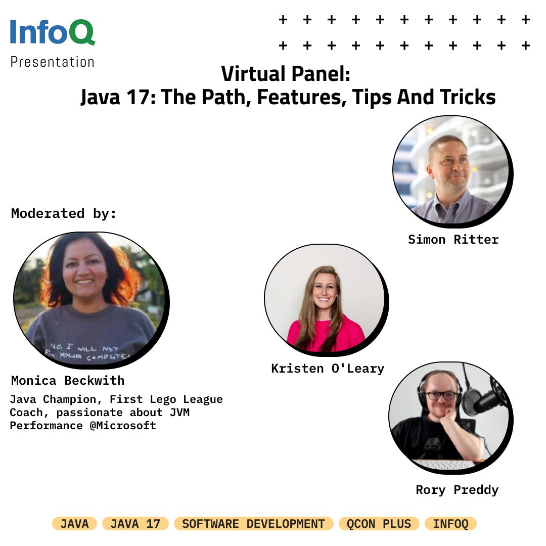 InfoQ on LinkedIn: #jeps #java17 #transcript #java #infoq #qconplus InfoQ on LinkedIn: #jeps #java17 #transcript #java #infoq #qconplus