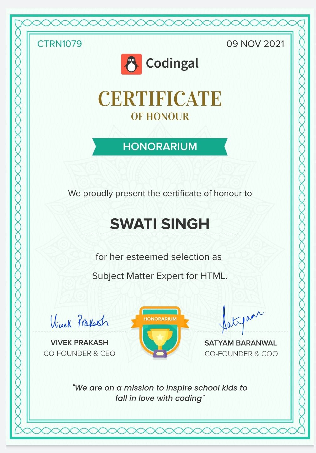 Swati Singh on LinkedIn: #codingforkids #codingal #codingisfun Swati Singh on LinkedIn: #codingforkids #codingal #codingisfun