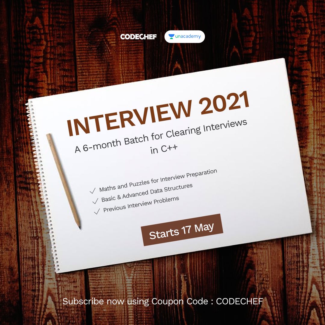 Learn Competitive Programming With CodeChef on LinkedIn: #programming # ... Learn Competitive Programming With CodeChef on LinkedIn: #programming # ...