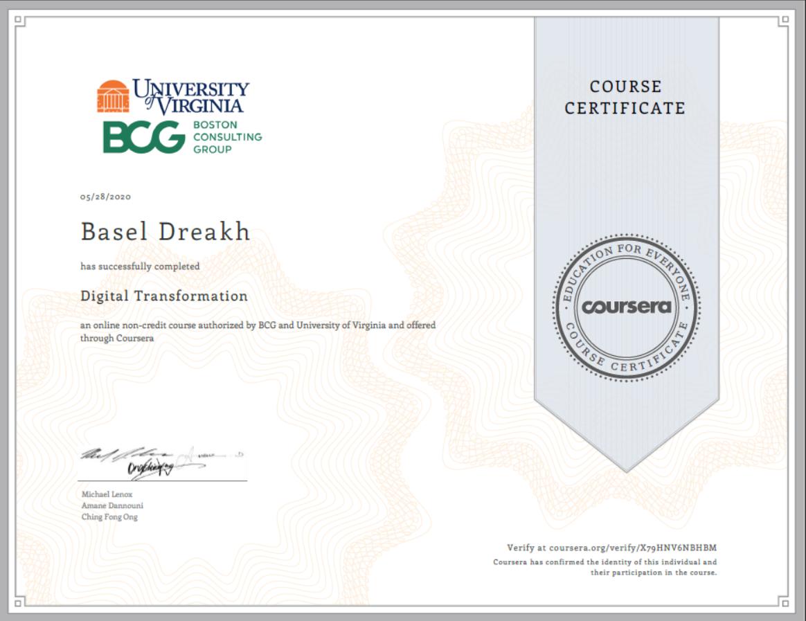 Basel Dreakh (PgMP, PMP, RMP, ACP, PSM, TOGAF,ITIL) posted on LinkedIn Basel Dreakh (PgMP, PMP, RMP, ACP, PSM, TOGAF,ITIL) posted on LinkedIn