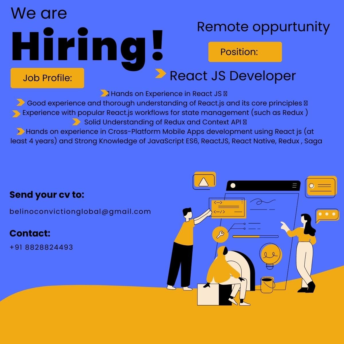 Belino Pereira on LinkedIn: #reactjsdeveloper #reactjsjobs #reactjs # ... Belino Pereira on LinkedIn: #reactjsdeveloper #reactjsjobs #reactjs # ...
