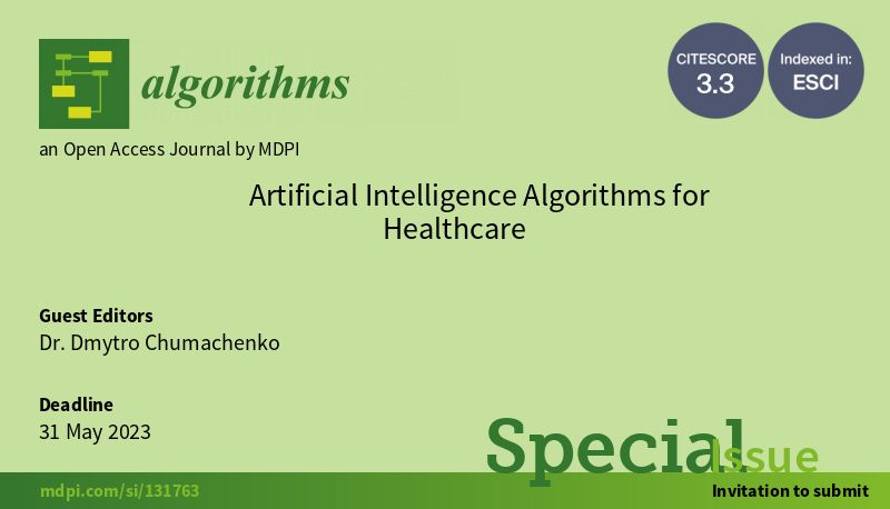 Algorithms MDPI on LinkedIn: #specialissue #artificialintelligence # ... Algorithms MDPI on LinkedIn: #specialissue #artificialintelligence # ...