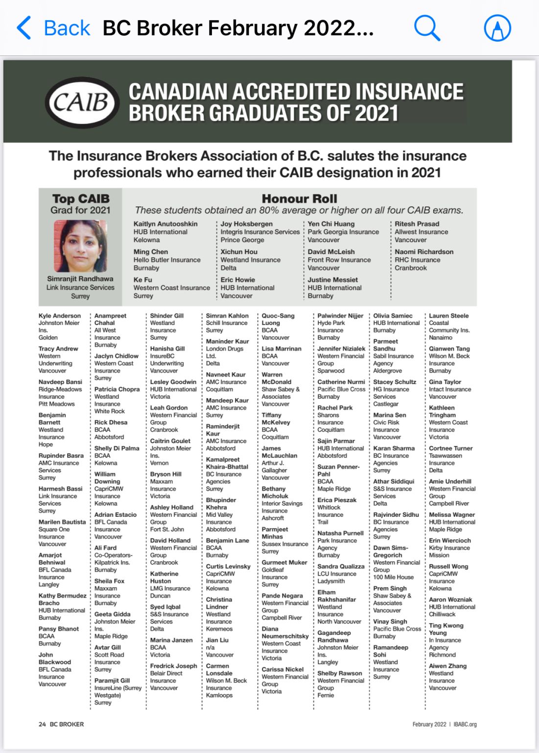 Simran Randhawa M.Sc., CIP, CAIB(Hons),RIBO on LinkedIn: With God Grace ... Simran Randhawa M.Sc., CIP, CAIB(Hons),RIBO on LinkedIn: With God Grace ...