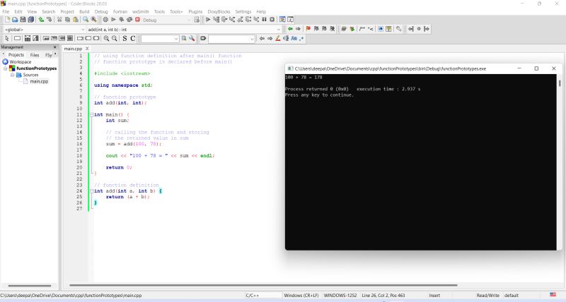 Om Tawade on LinkedIn: #programming #codeblocks #cplusplus Om Tawade on LinkedIn: #programming #codeblocks #cplusplus