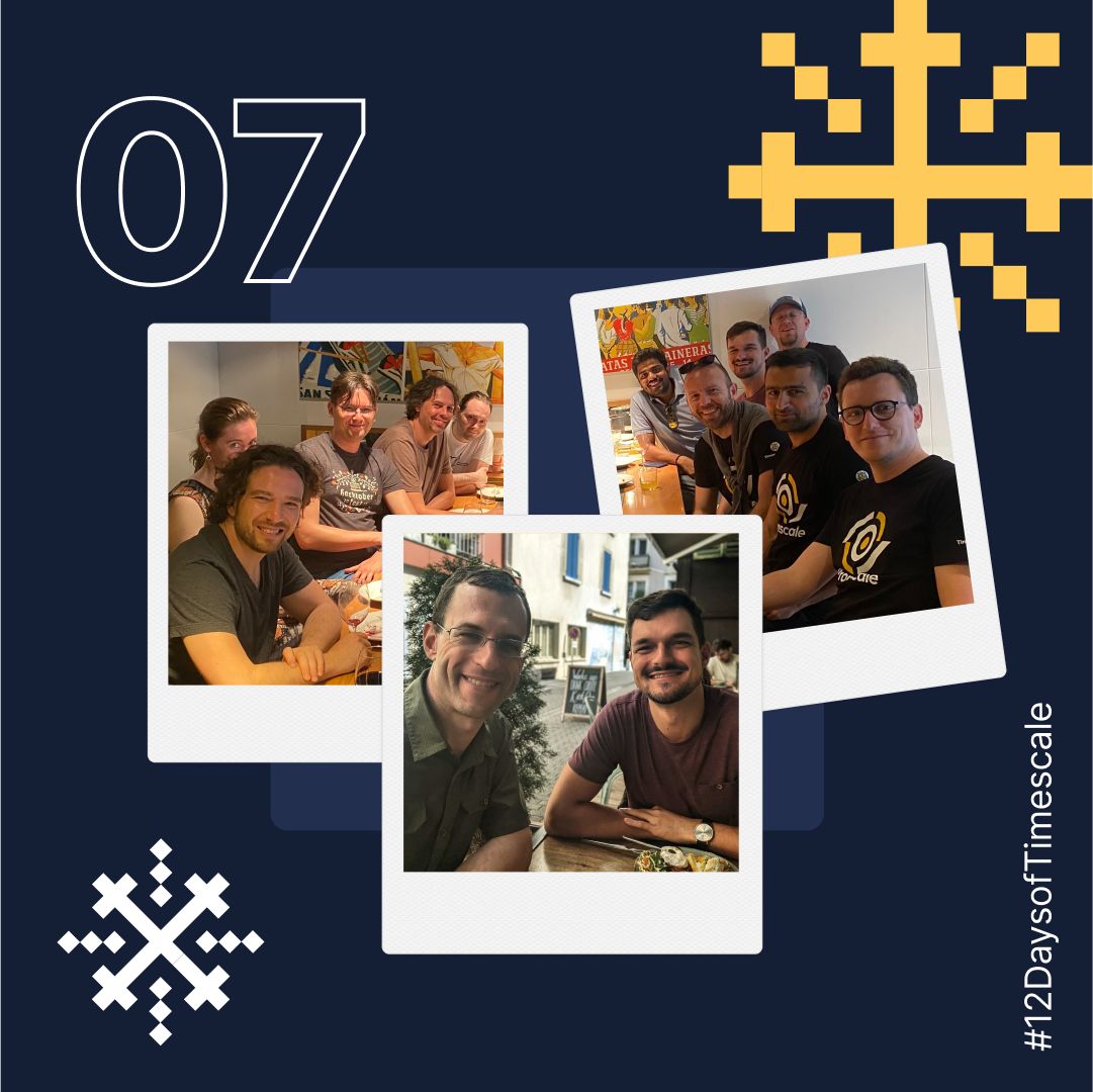 Timescale on LinkedIn: #12daysoftimescale Timescale on LinkedIn: #12daysoftimescale