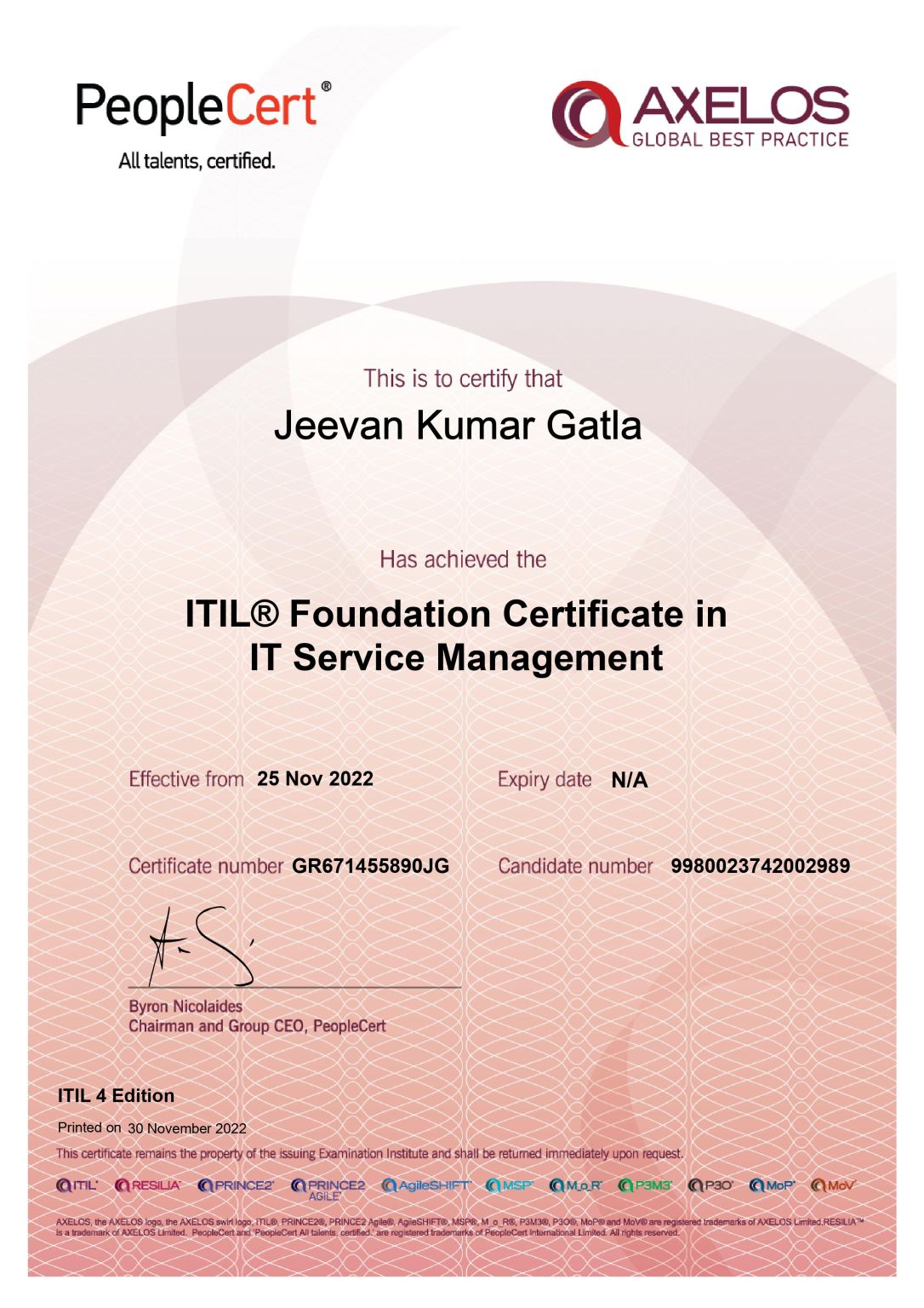 Jeevan Kumar Gatla (ITIL® 4, Scrum Master) on LinkedIn: I’m happy to ... Jeevan Kumar Gatla (ITIL® 4, Scrum Master) on LinkedIn: I’m happy to ...