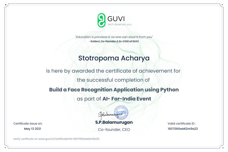 Stotropoma Acharya on LinkedIn: #guvi #python #aiforindia # ... Stotropoma Acharya on LinkedIn: #guvi #python #aiforindia # ...
