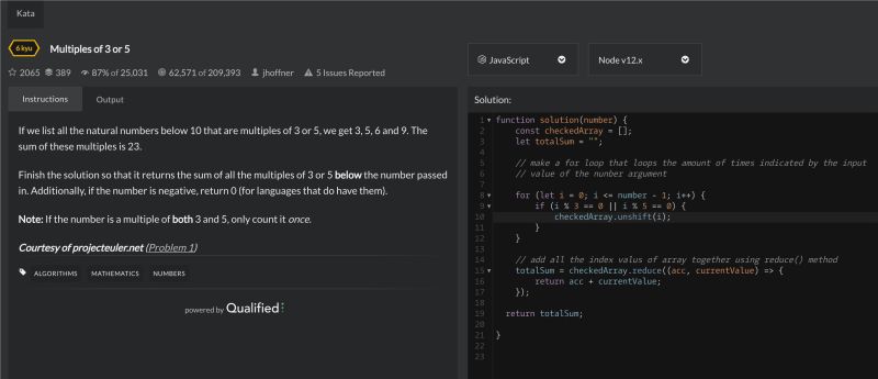 Enjoying my daily kata training on codewars.com - probably the most ... Enjoying my daily kata training on codewars.com - probably the most ...