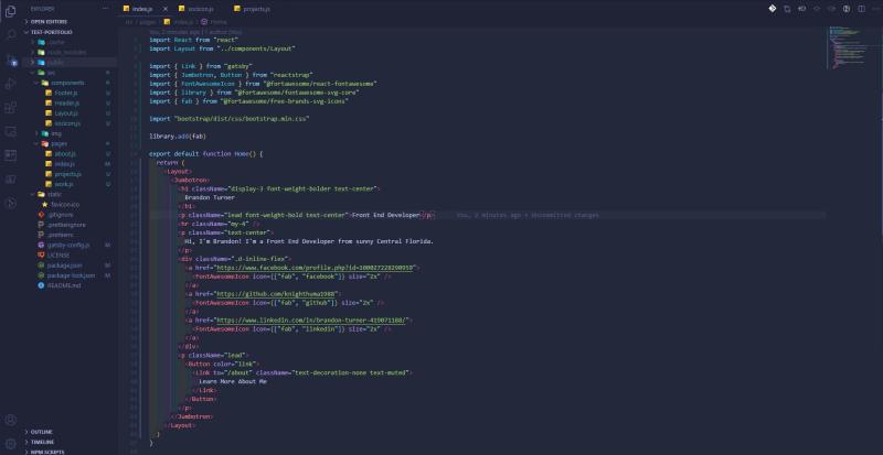 #gatsbyjs #frontenddeveloper | Brandon Turner #gatsbyjs #frontenddeveloper | Brandon Turner