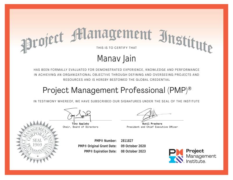 Manav Jain FRICS, PMP®, MAIQS on LinkedIn: #pmp #manav #pmp # ... Manav Jain FRICS, PMP®, MAIQS on LinkedIn: #pmp #manav #pmp # ...