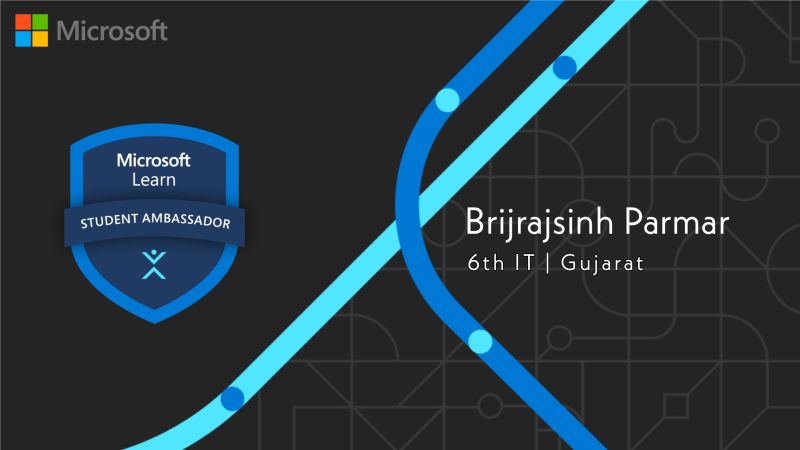 Brijrajsinh Parmar on LinkedIn: Hello Microsoft Microsoft Learn Student ... Brijrajsinh Parmar on LinkedIn: Hello Microsoft Microsoft Learn Student ...