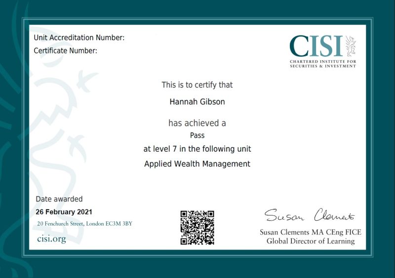 Hannah Gibson Chartered MCSI on LinkedIn: #wealthmanagement | 51 comments Hannah Gibson Chartered MCSI on LinkedIn: #wealthmanagement | 51 comments