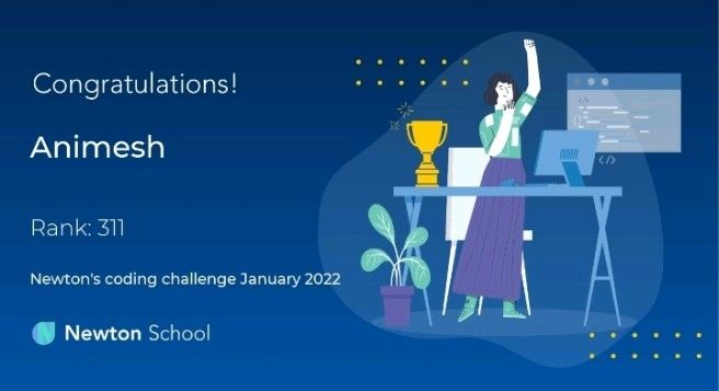 Animesh Maru on LinkedIn: #coding #achievement | 15 comments Animesh Maru on LinkedIn: #coding #achievement | 15 comments