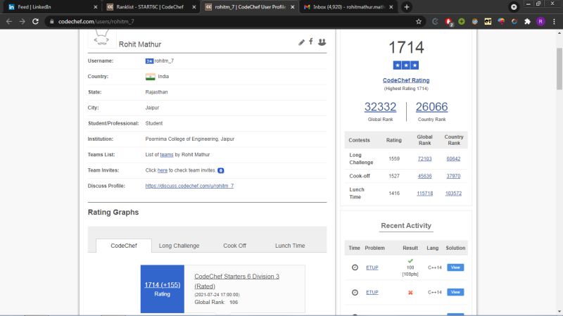 #codechef #problemsolving #competitiveprogramming | Rohit Mathur | 14 ... #codechef #problemsolving #competitiveprogramming | Rohit Mathur | 14 ...