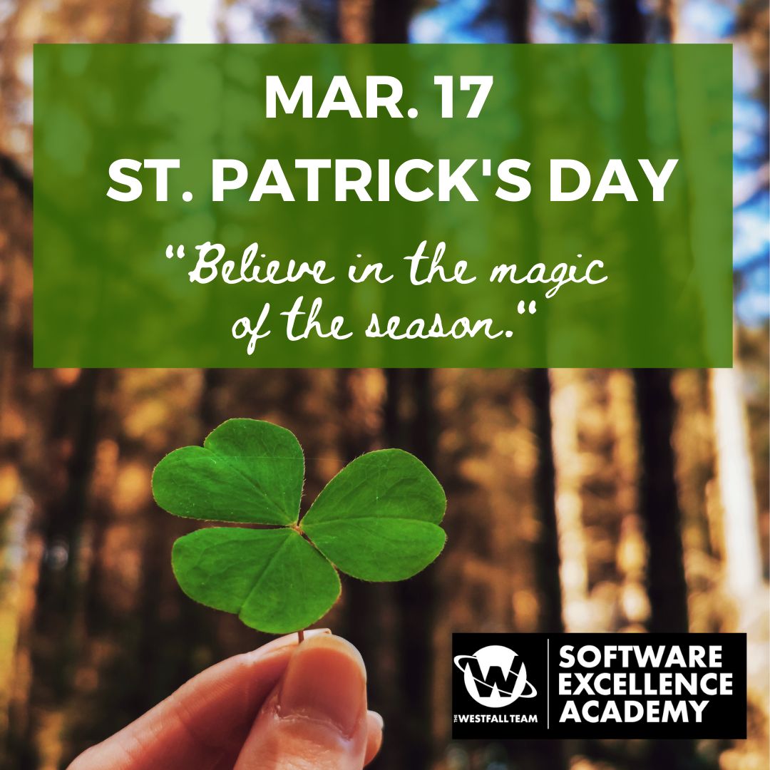 Linda Westfall on LinkedIn: Happy St. Patrick's Day from the Westfall ... Linda Westfall on LinkedIn: Happy St. Patrick's Day from the Westfall ...