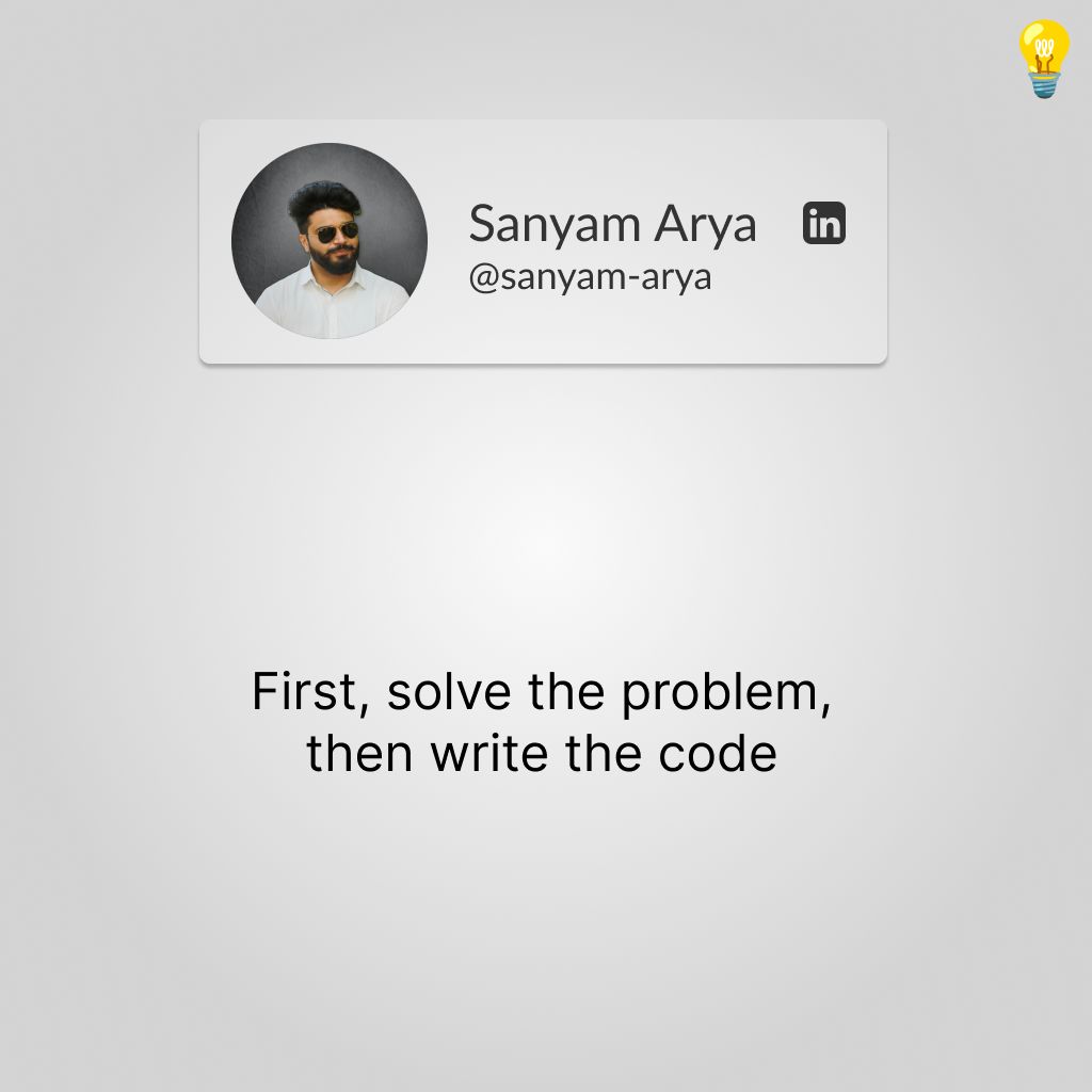 Sanyam Arya on LinkedIn: #thoughtsoftheday #engineers #coding #writing ... Sanyam Arya on LinkedIn: #thoughtsoftheday #engineers #coding #writing ...