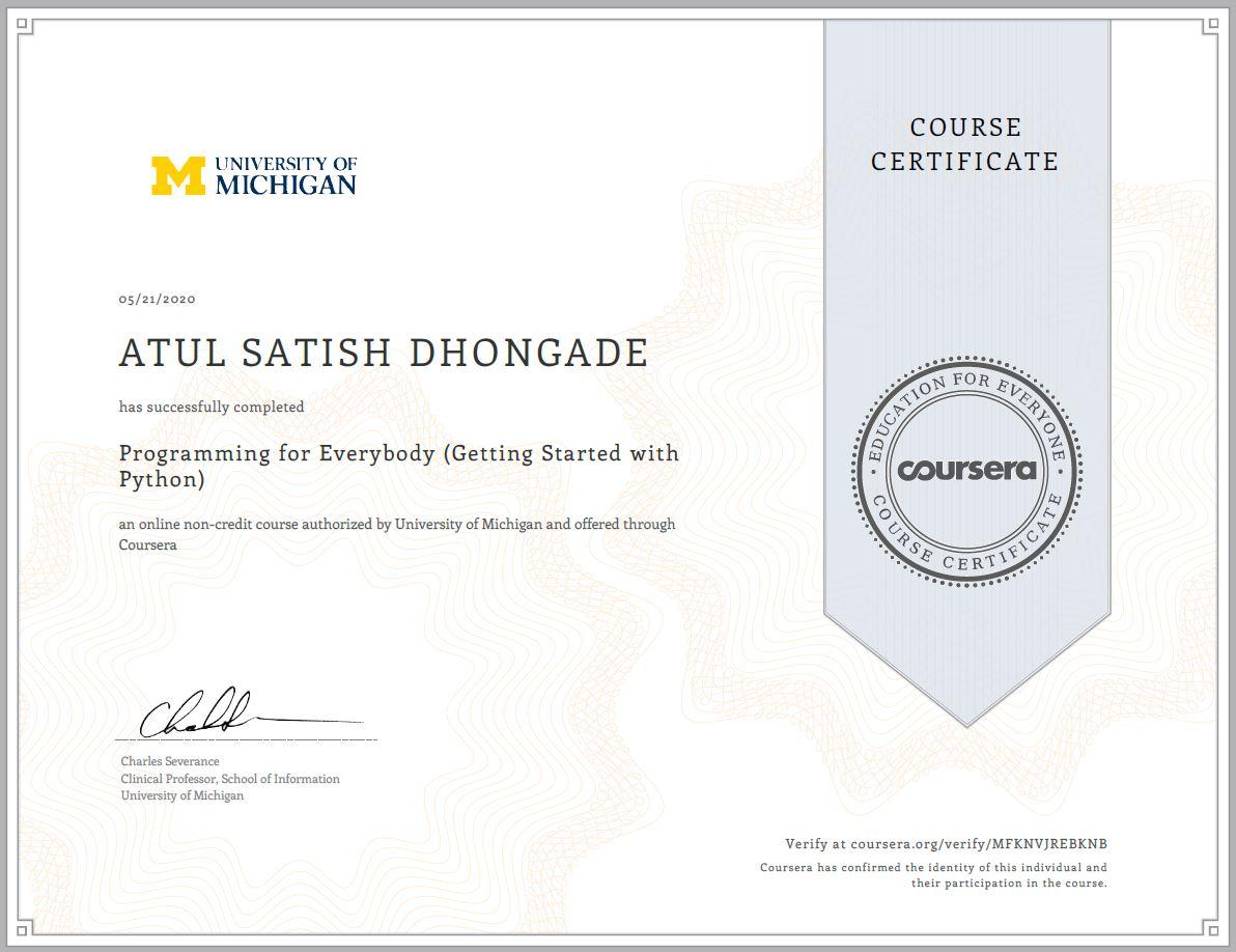 #pythonprogramming | Atul Dhongade #pythonprogramming | Atul Dhongade