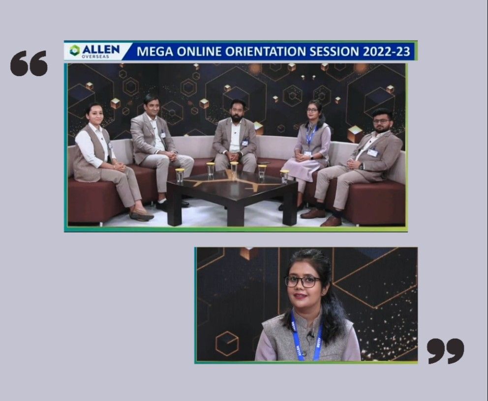 Mega Online Orientation Session at ALLEN Career Institute Overseas for ... Mega Online Orientation Session at ALLEN Career Institute Overseas for ...