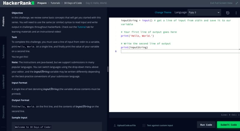 #coding #30daysofcode #python #hackerrank | Anshita M. #coding #30daysofcode #python #hackerrank | Anshita M.