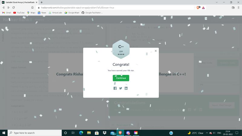 Rishabh Porwal on LinkedIn: #coding #hackerrank #cplusplus | 10 comments Rishabh Porwal on LinkedIn: #coding #hackerrank #cplusplus | 10 comments