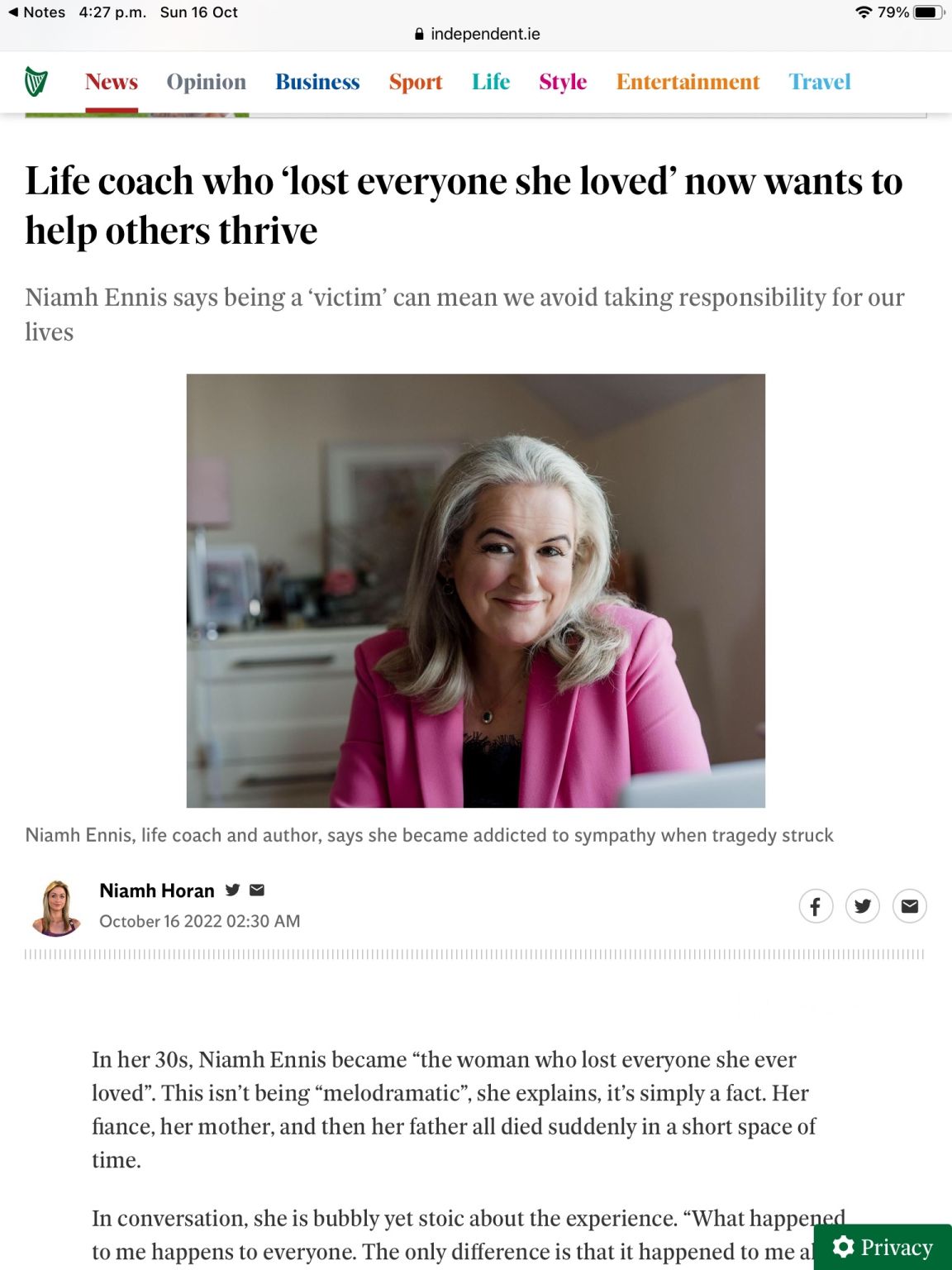 Niamh Ennis on LinkedIn: Next month I launch my first book “Get Unstuck ... Niamh Ennis on LinkedIn: Next month I launch my first book “Get Unstuck ...