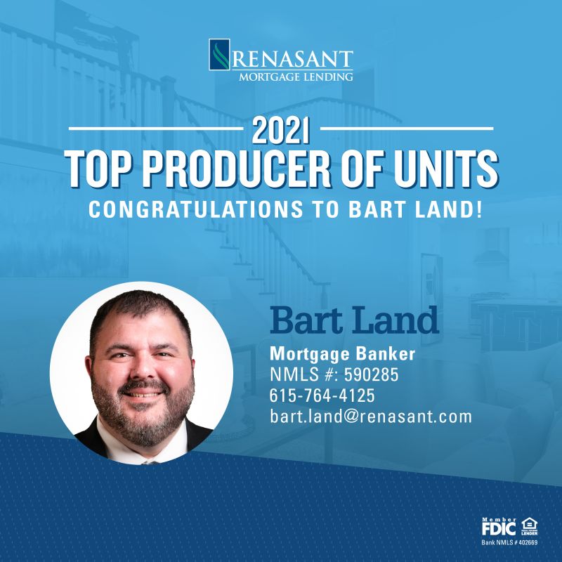 Renasant Mortgage Lending on LinkedIn: We're proud to recognize Bart ... Renasant Mortgage Lending on LinkedIn: We're proud to recognize Bart ...
