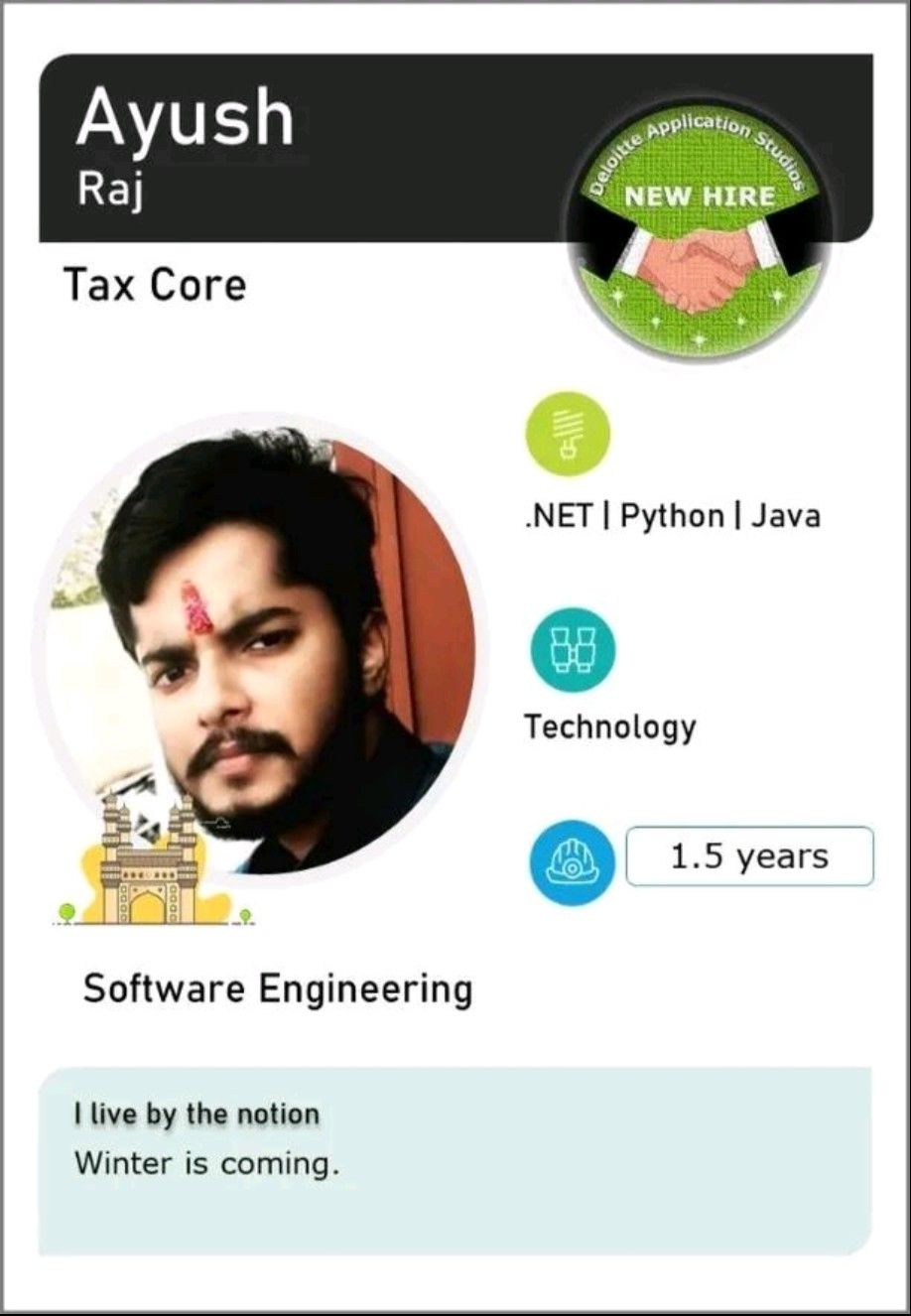 Ayush Raj on LinkedIn: #deloitte Ayush Raj on LinkedIn: #deloitte