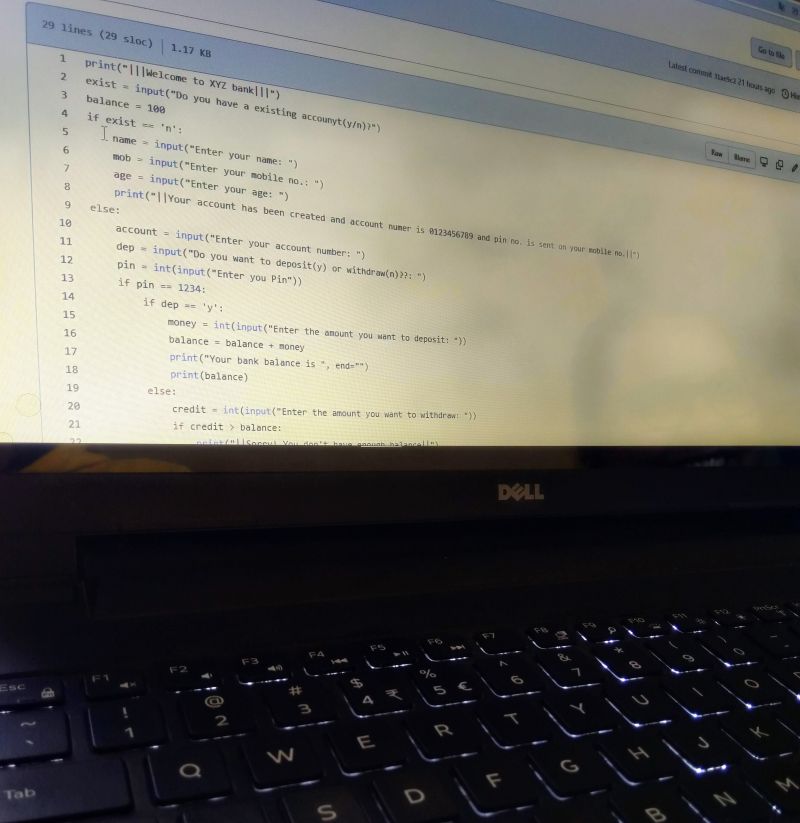 Himanshu Jadon on LinkedIn: #python #coding #github #upgrademore # ... Himanshu Jadon on LinkedIn: #python #coding #github #upgrademore # ...