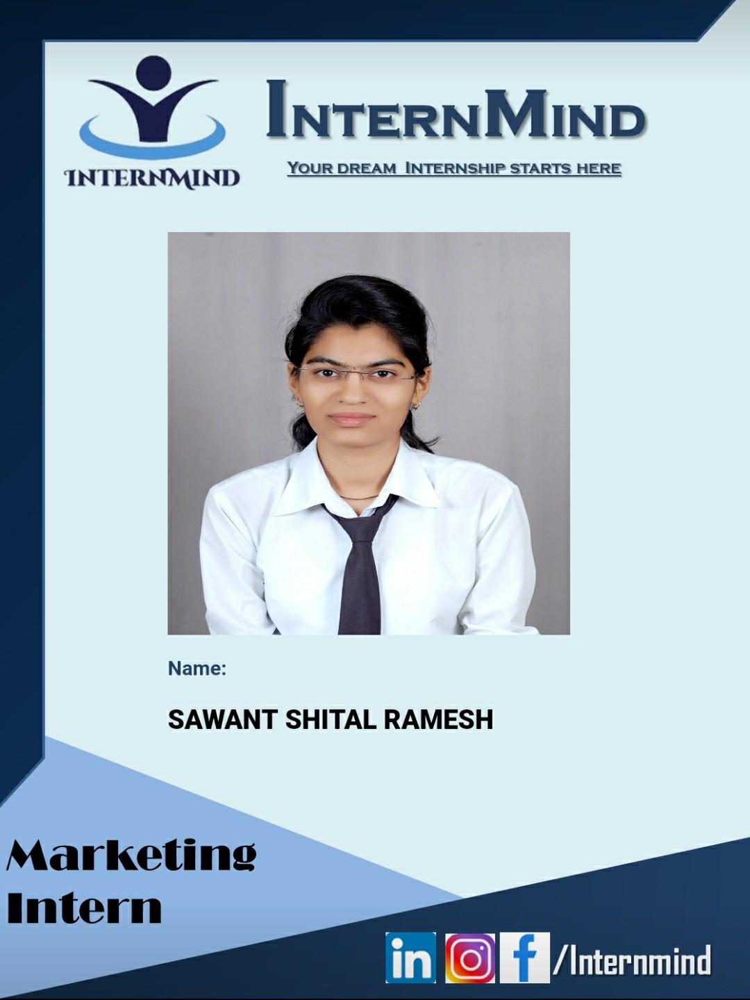 Shital Sawant on LinkedIn: #internmind #opportunity Shital Sawant on LinkedIn: #internmind #opportunity