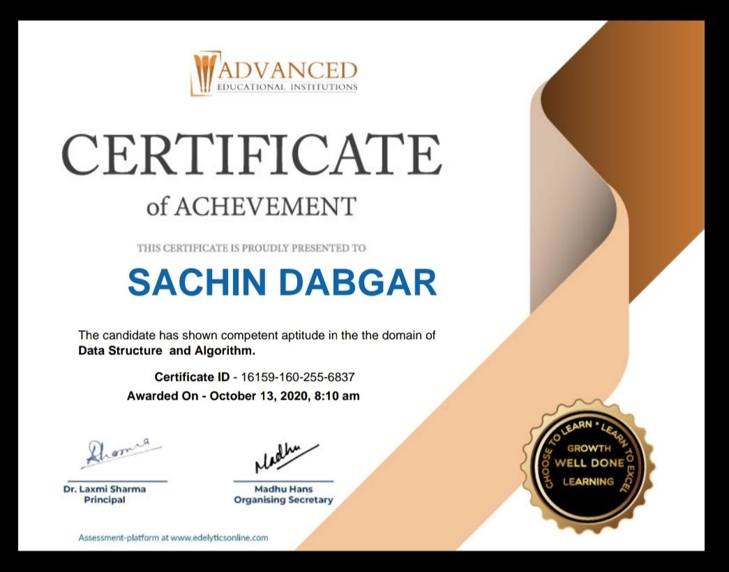 Sachin Dabgar on LinkedIn: #datastructures #algorithms Sachin Dabgar on LinkedIn: #datastructures #algorithms