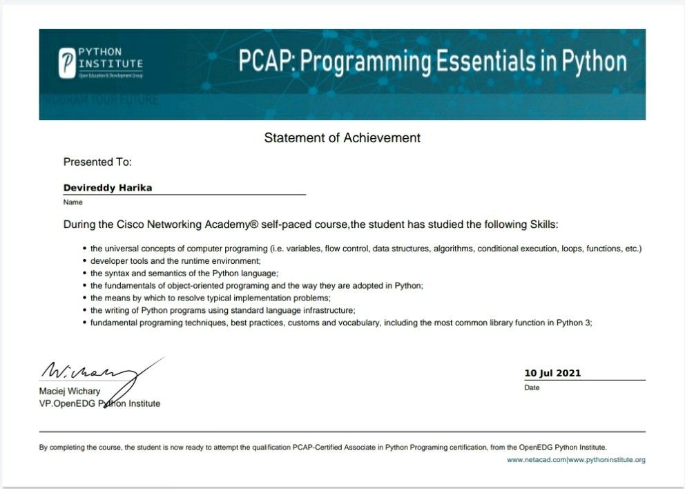 Harika Devireddy on LinkedIn: #cisconetworking #pythonprogramming # ... Harika Devireddy on LinkedIn: #cisconetworking #pythonprogramming # ...